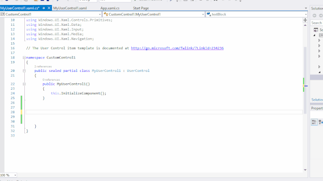 How To Create And Use Custom Control In UWP